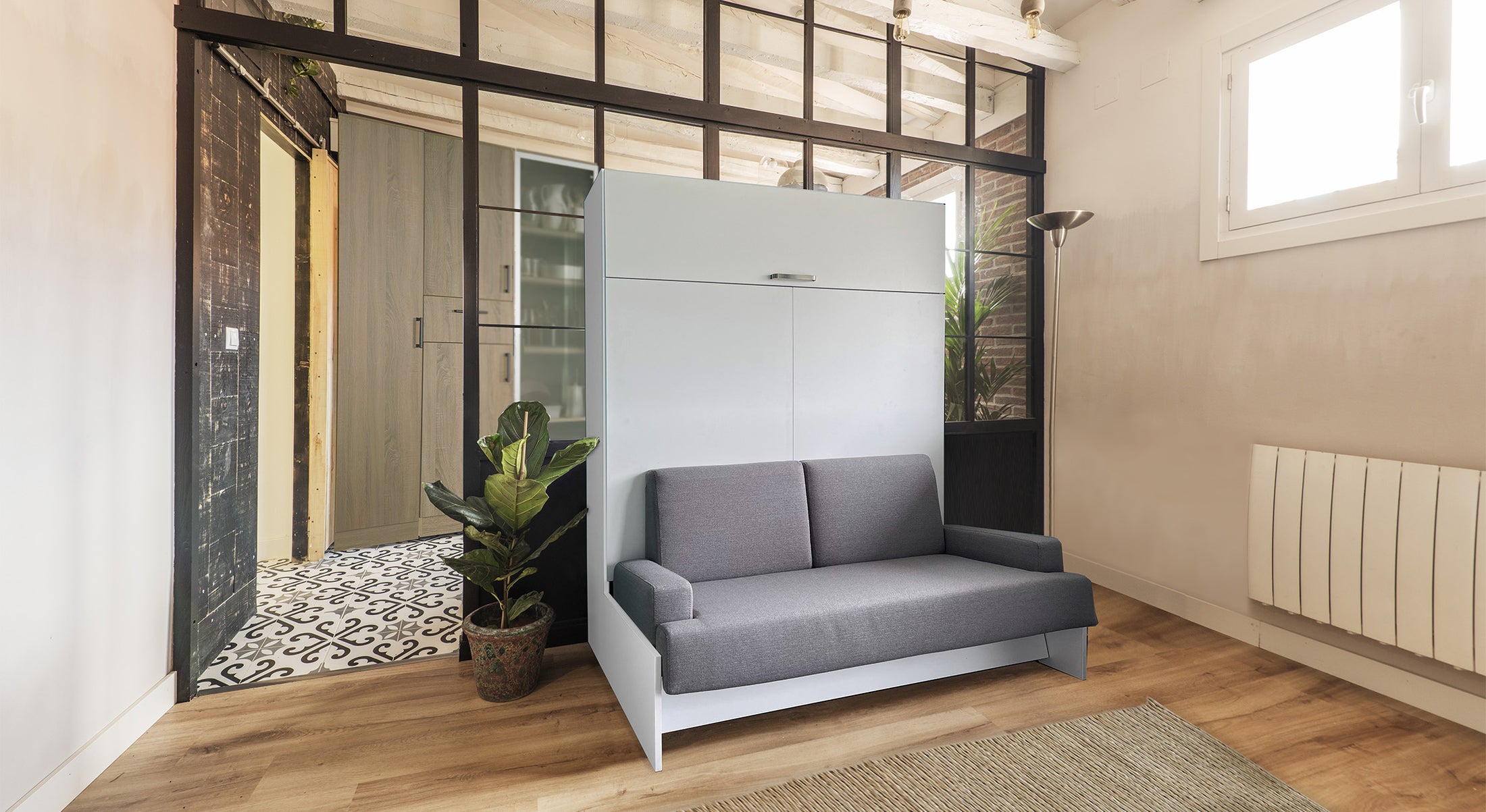 MELAMIX LVA Sofa - Acheter Armoire lit canapé La Maison Convertible