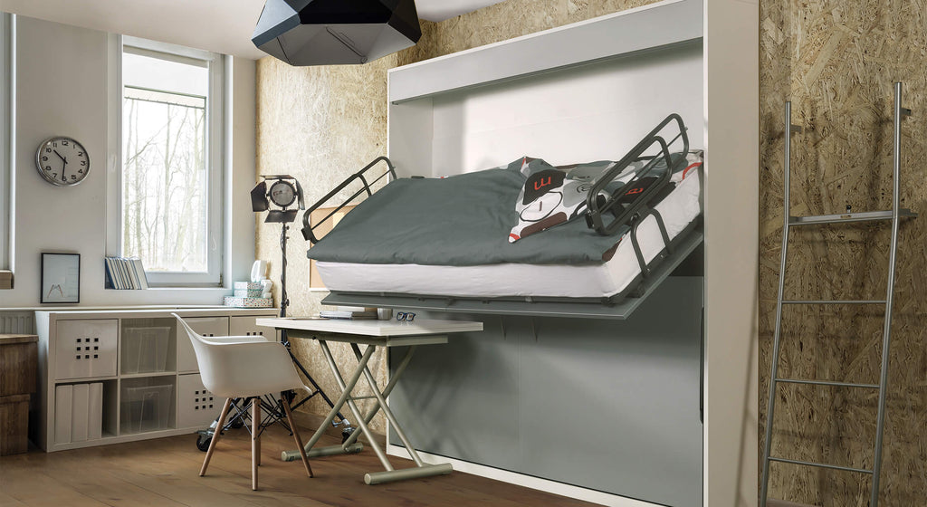 Lit Escamotable 2 Places - Acheter Lit Transformable 2 Places - La ...