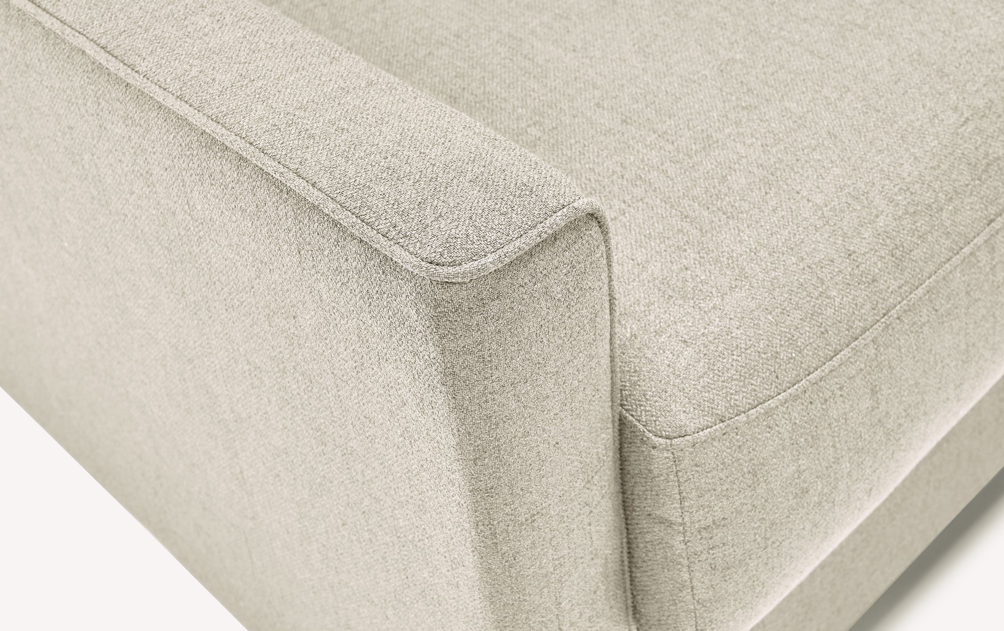 Canapé convertible JIMMY Tissu Beige Contemporain Déhoussable - Canapé ...